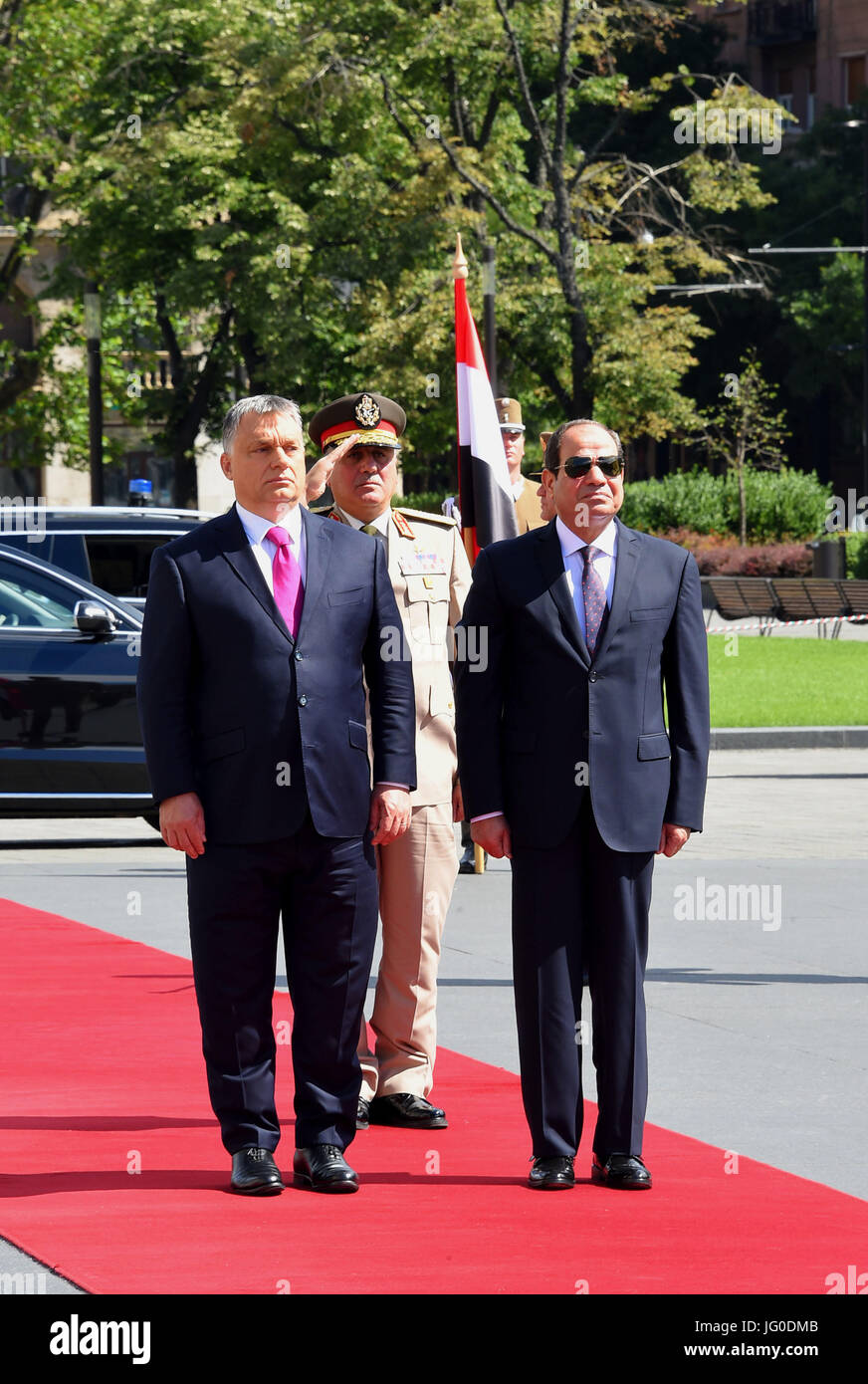 Budapest, Hungary. 3rd July, 2017. Egyptian President Abdel Fattah al ...