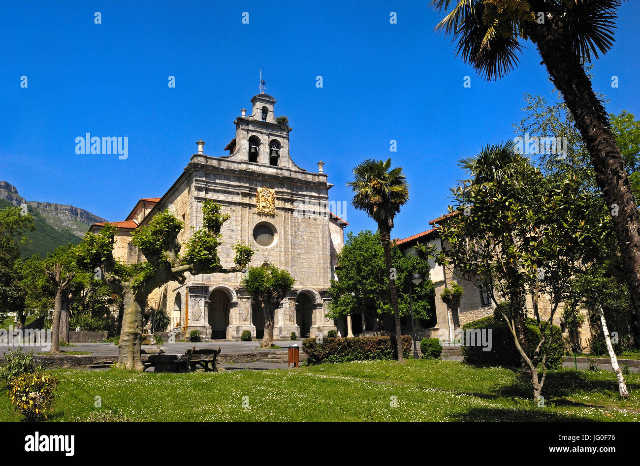 Sanctuary of Antigua, Orduña, Vizcaya, Basque Country, Spain Stock ...