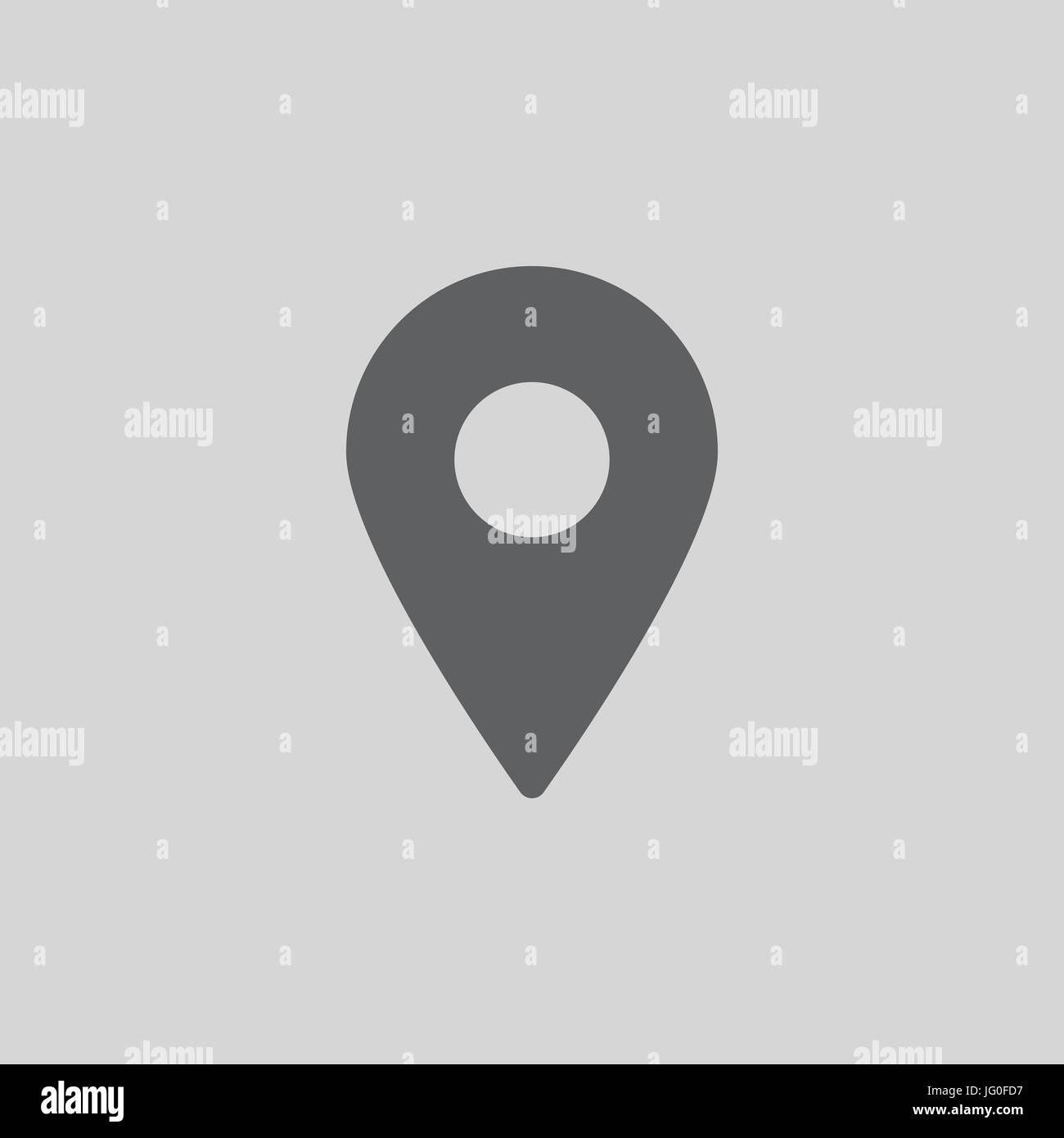 location sign icon sign Map pointer icon symbol. GPS location Stock ...