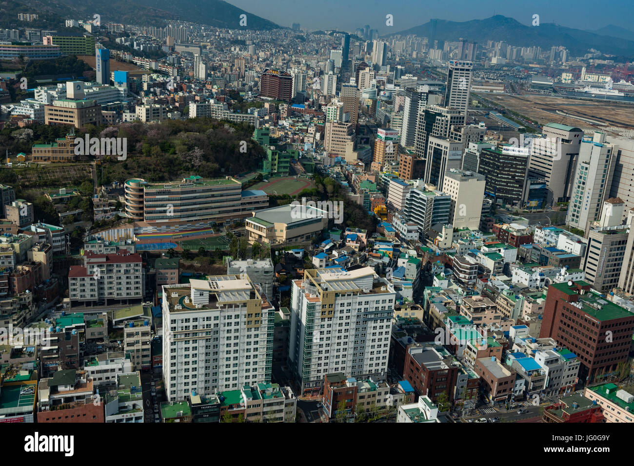 Overlooking Busan, South Korea Stock Photo - Alamy