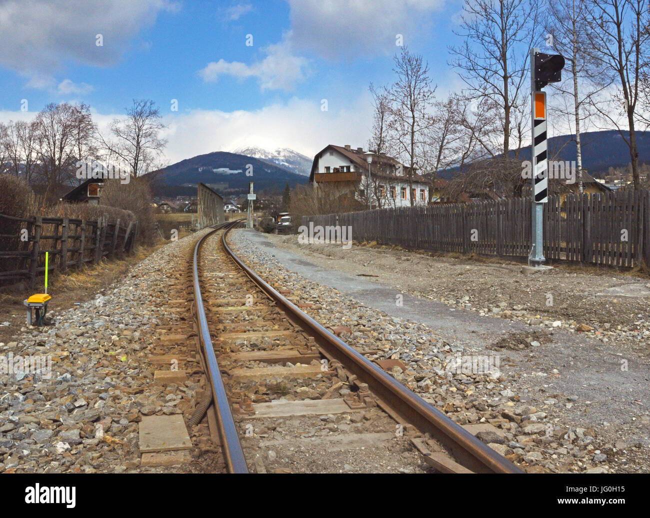 Narrow gauge railroad train tracks hi-res stock photography and images ...