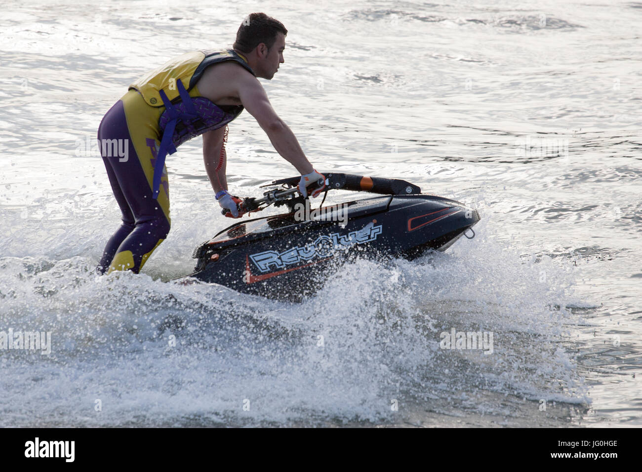 professional jet ski display Stock Photo - Alamy