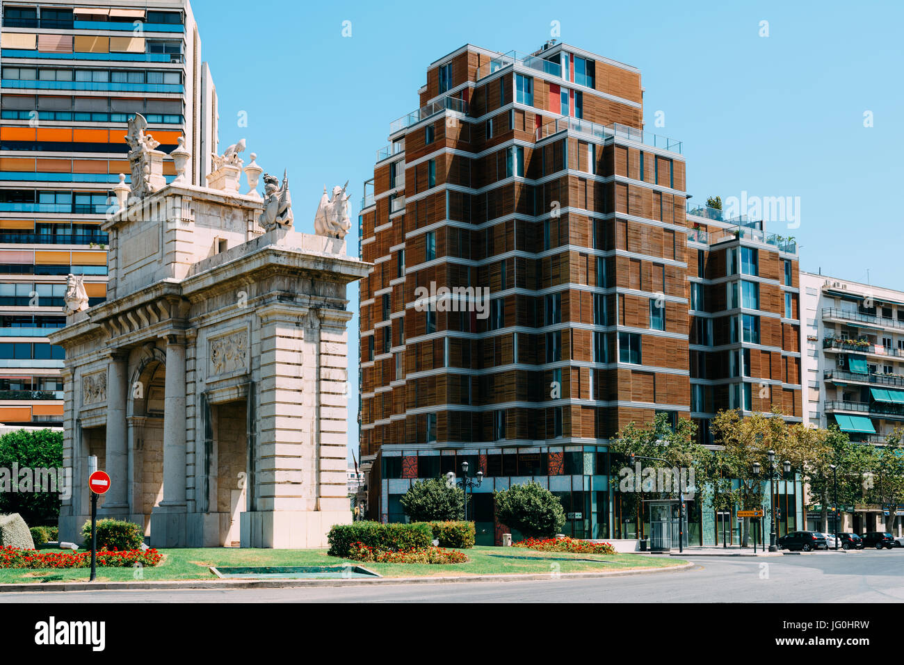 Plaza porta del mar architecture hi-res stock photography and images ...