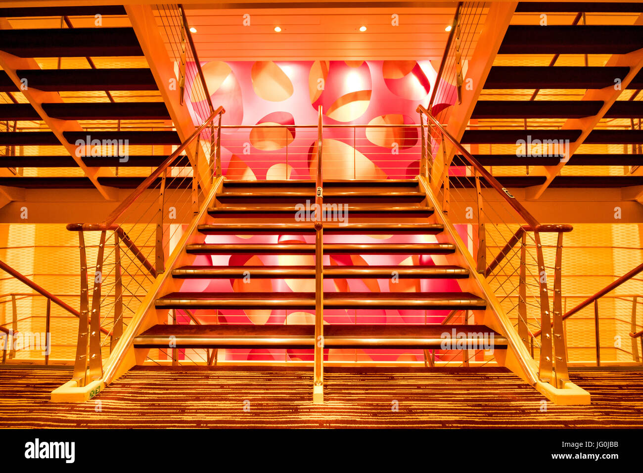 Ship interior staircase hi-res stock photography and images - Alamy