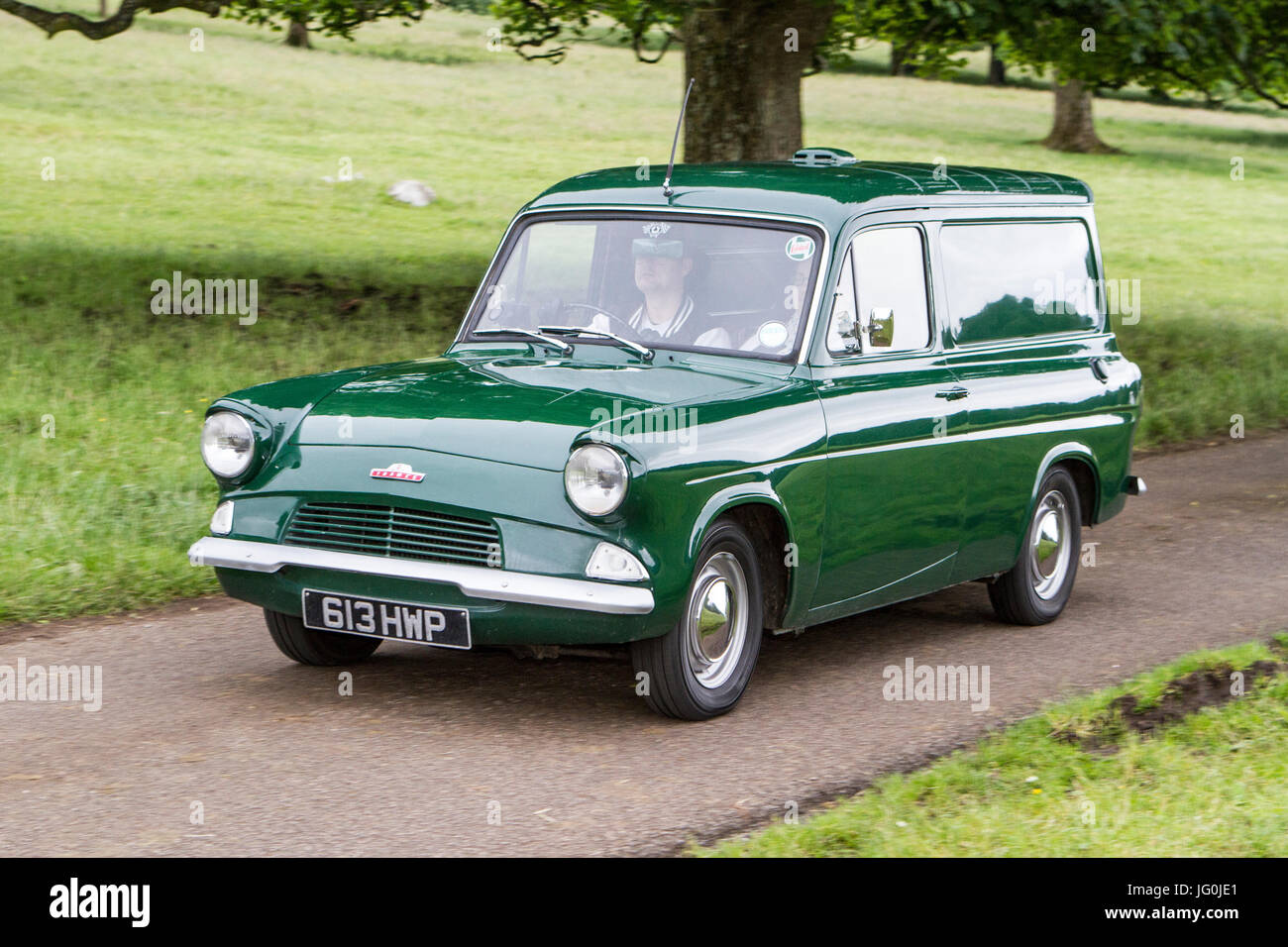 1962 60s sixties Ford Anglia green Tjamesn van at Mark Woodward Classic ...