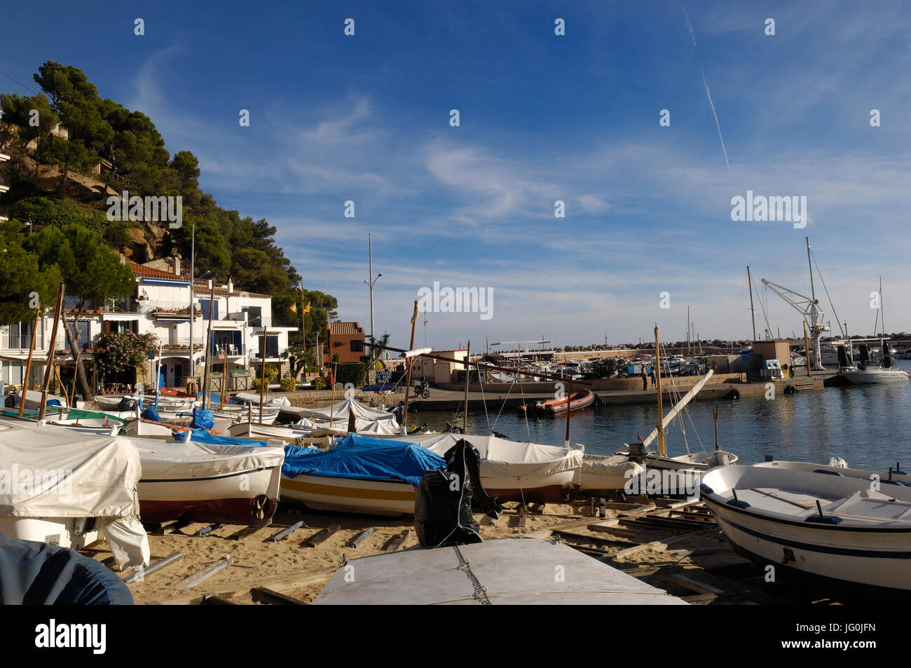 port of Llafranc, Costa Brava, Girona, Spain Stock Photo - Alamy
