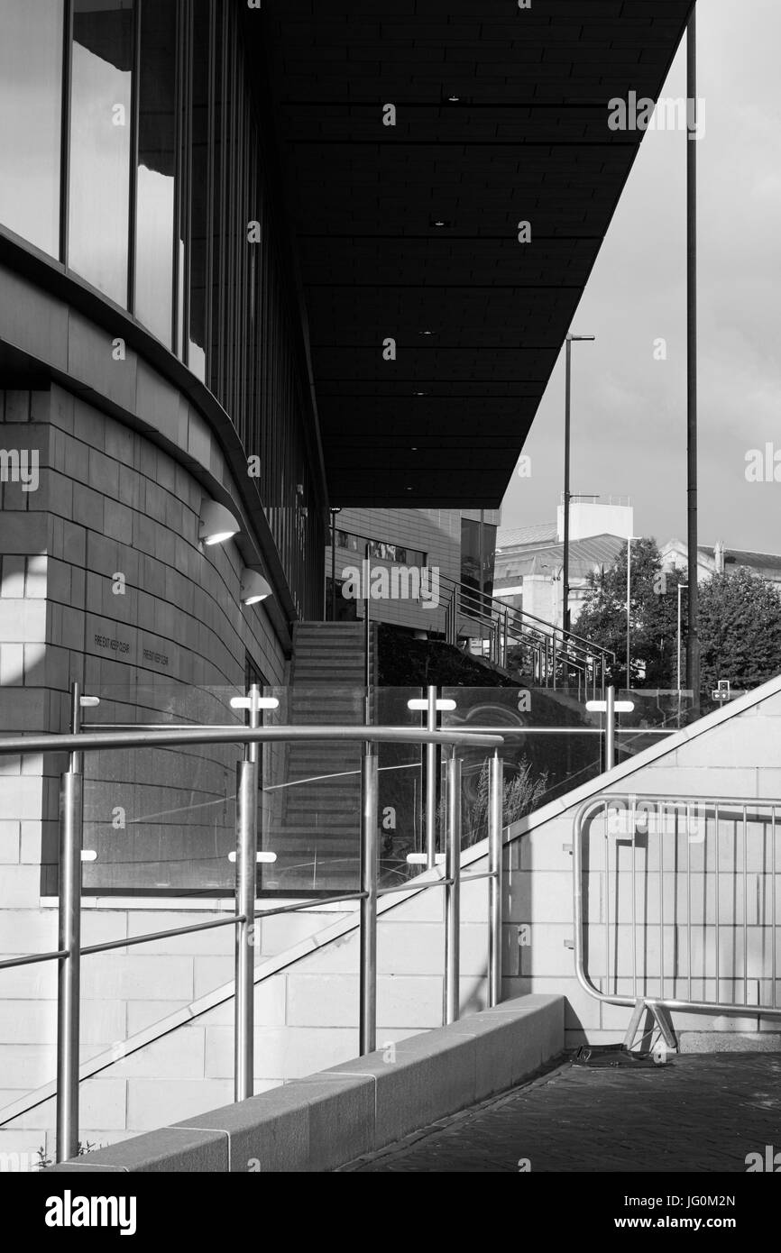 University of huddersfield queensgate campus Black and White Stock ...