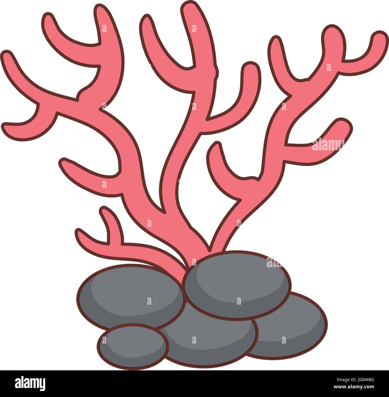 Coral stones Stock Vector Images - Alamy