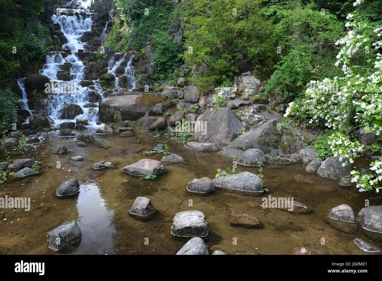 Viktoria park waterfall hi-res stock photography and images - Alamy