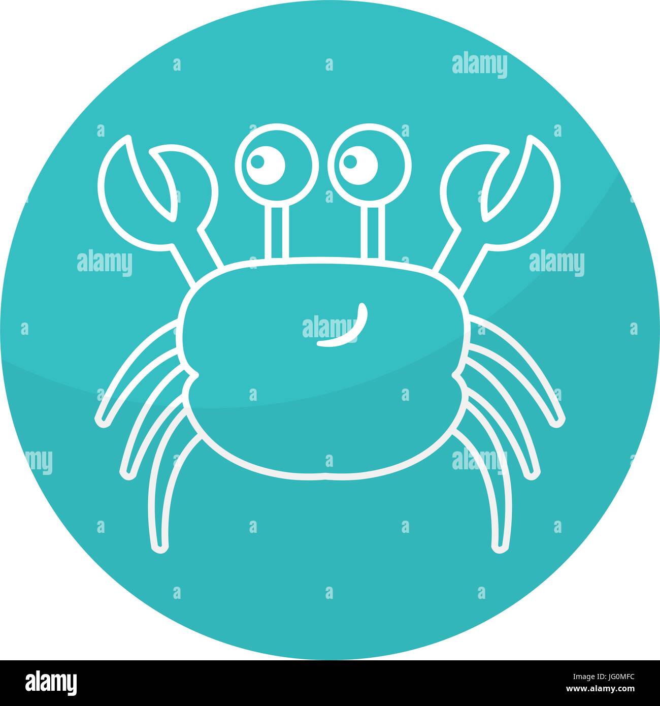 cute crab character icon Stock Vector Image & Art - Alamy