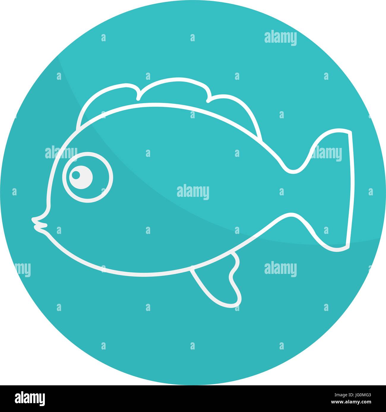 cute ornamental fish icon Stock Vector Image & Art - Alamy