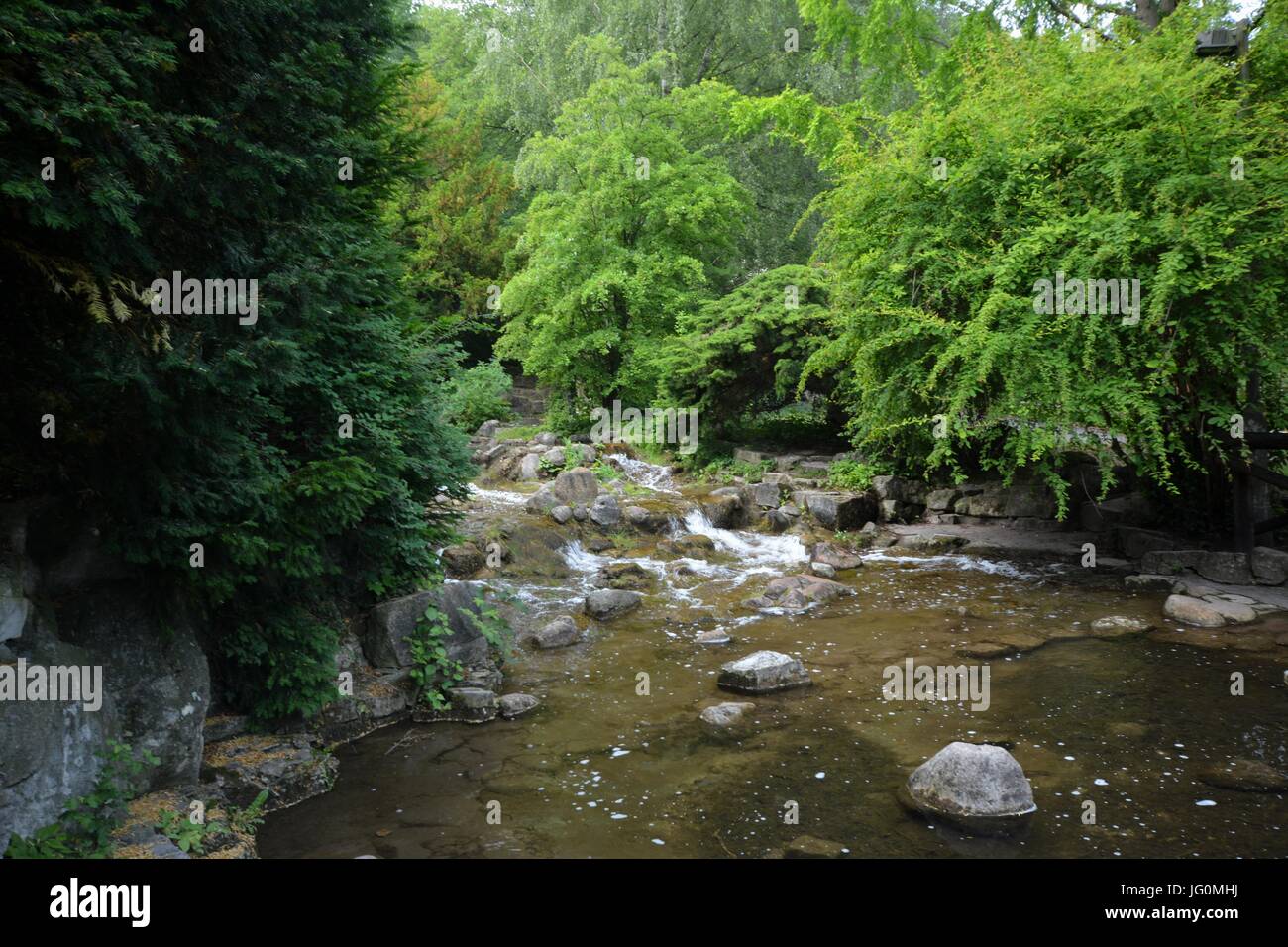 Viktoria park waterfall hi-res stock photography and images - Alamy