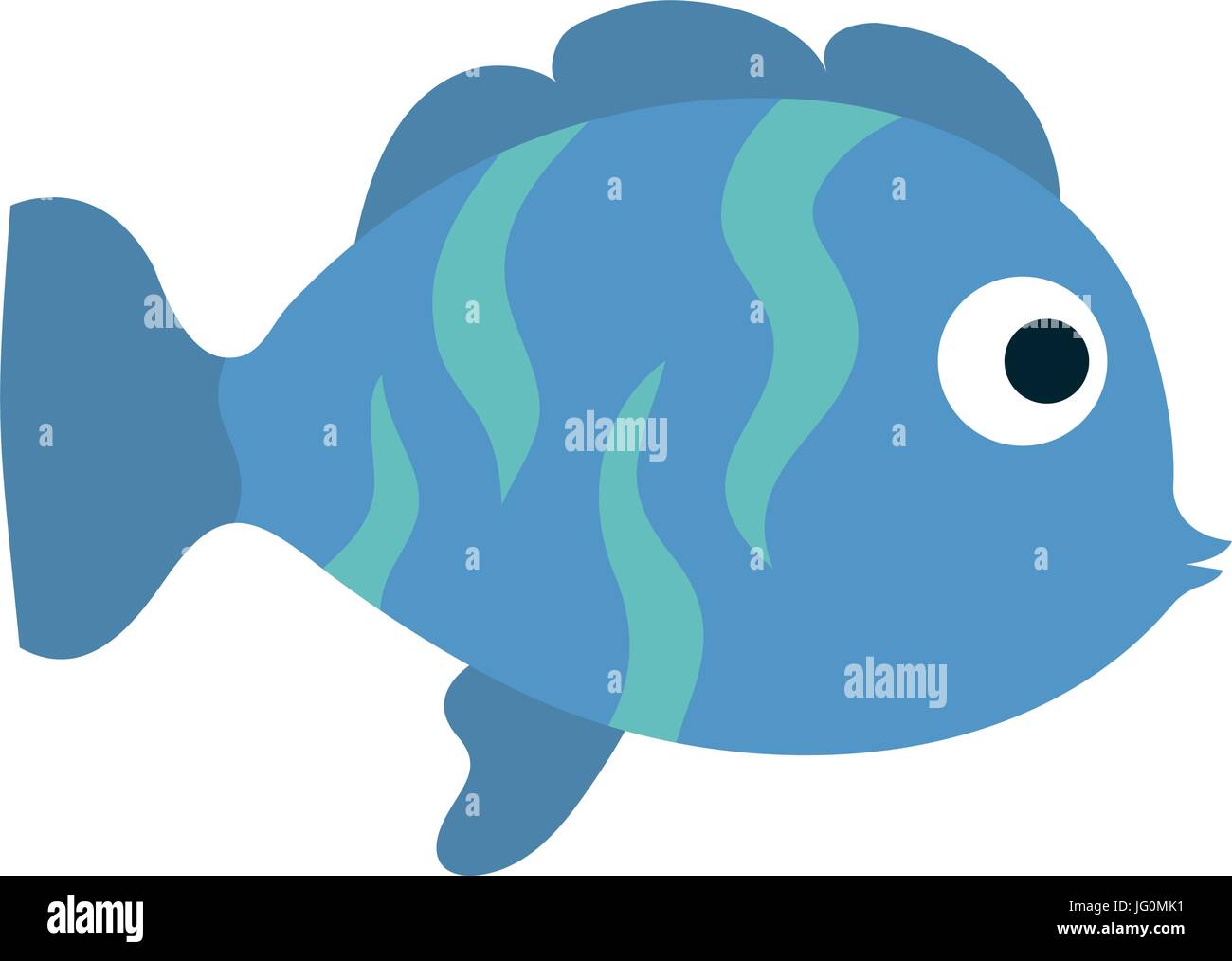 cute ornamental fish icon Stock Vector Image & Art - Alamy