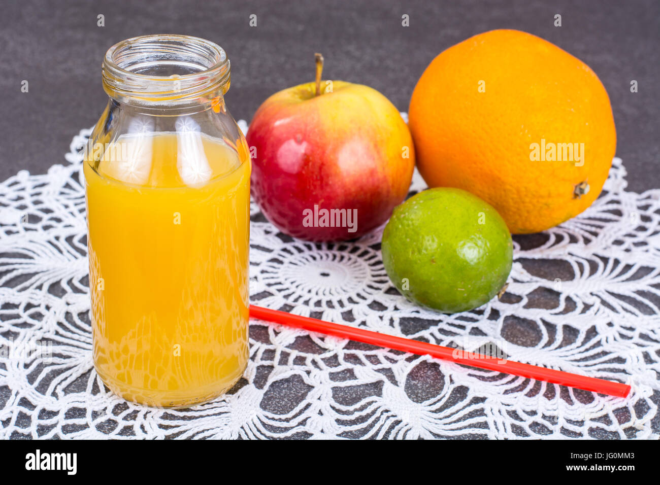 Fresh fruit juice for dietary nutrition. Studio Photo Stock Photo - Alamy