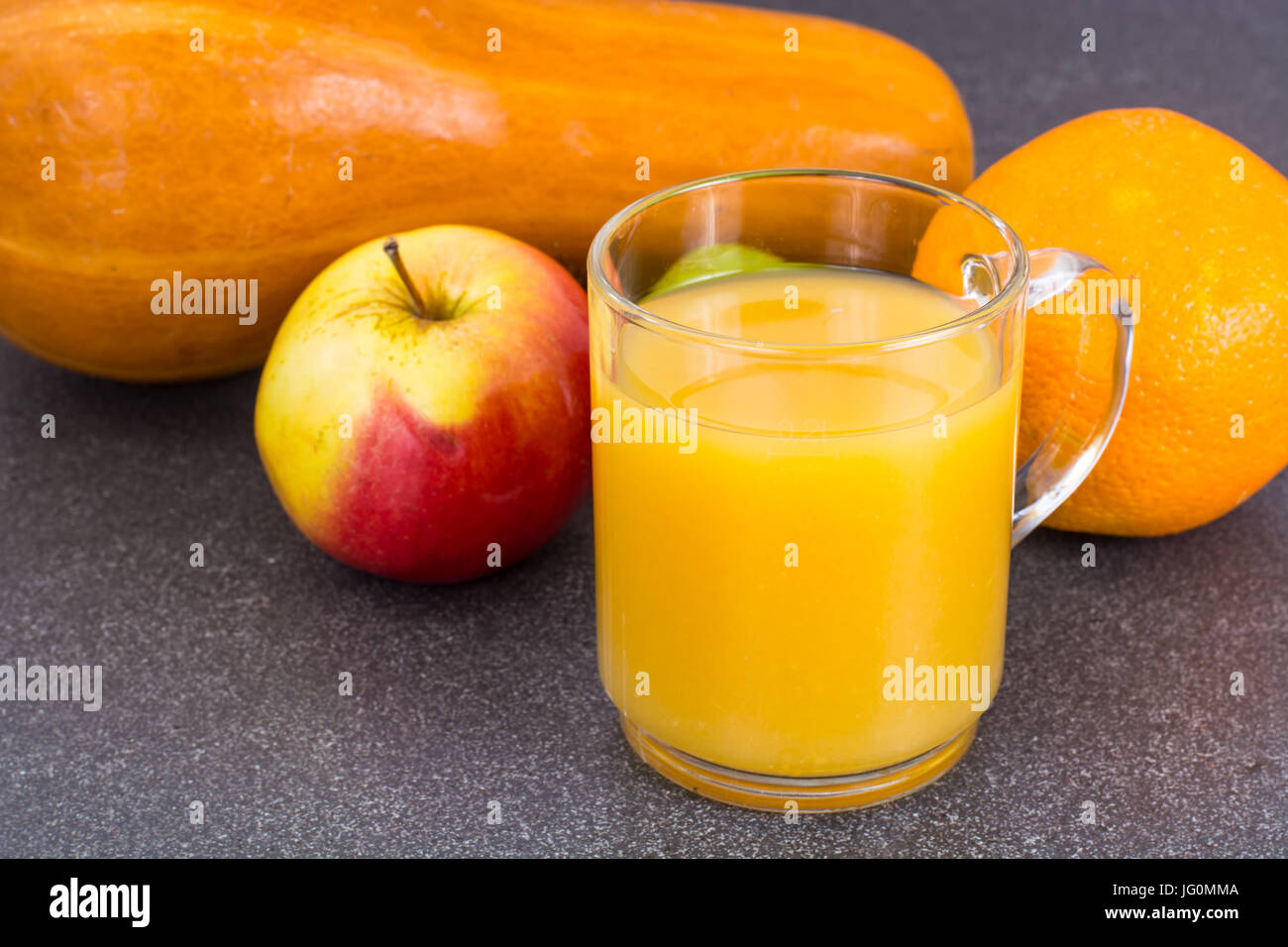 Fresh fruit juice for dietary nutrition. Studio Photo Stock Photo - Alamy