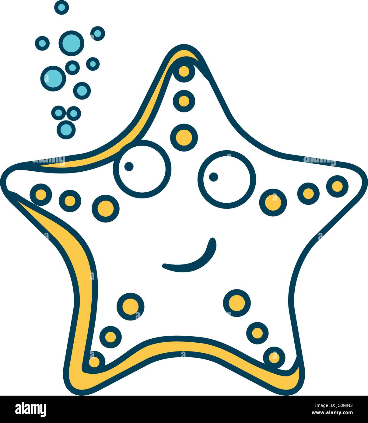 cute starfish character icon Stock Vector Image & Art - Alamy