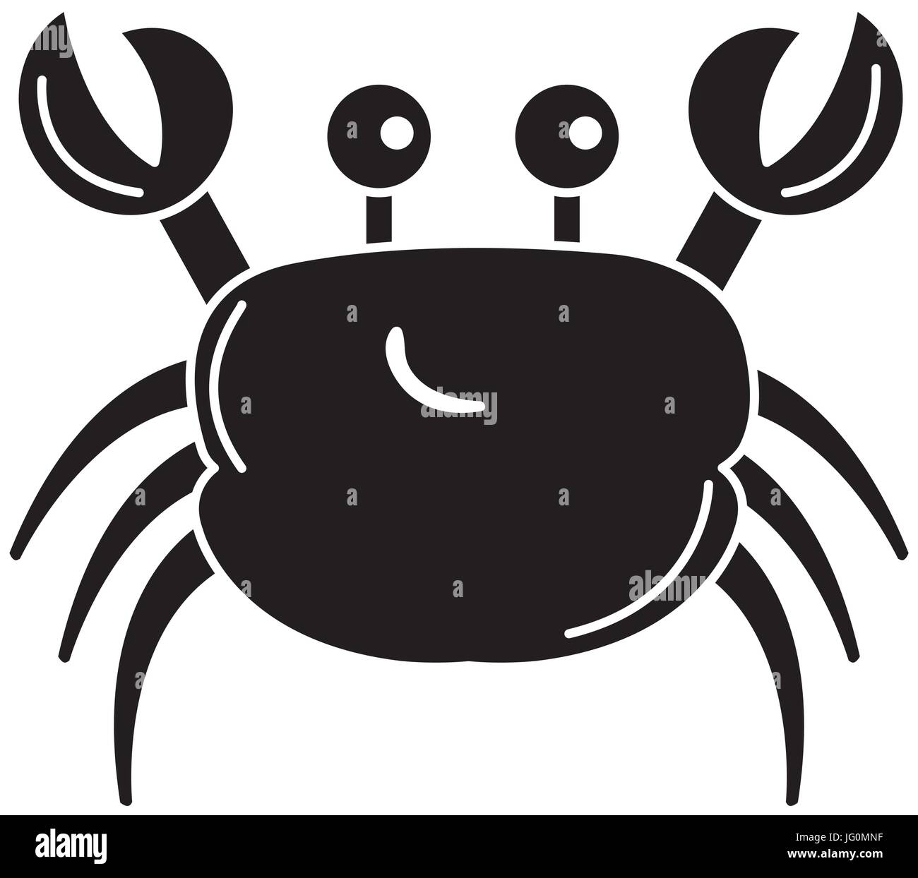 cute crab character icon Stock Vector Image & Art - Alamy