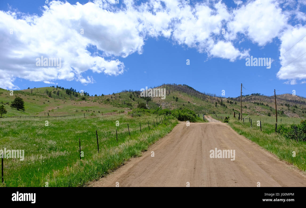 State of Colorado rural landscape on a summer day Stock Photo - Alamy