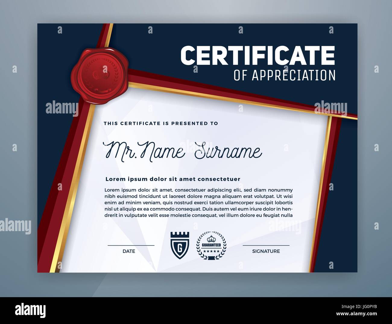 Multipurpose Modern Professional Certificate Template Design for Print ...