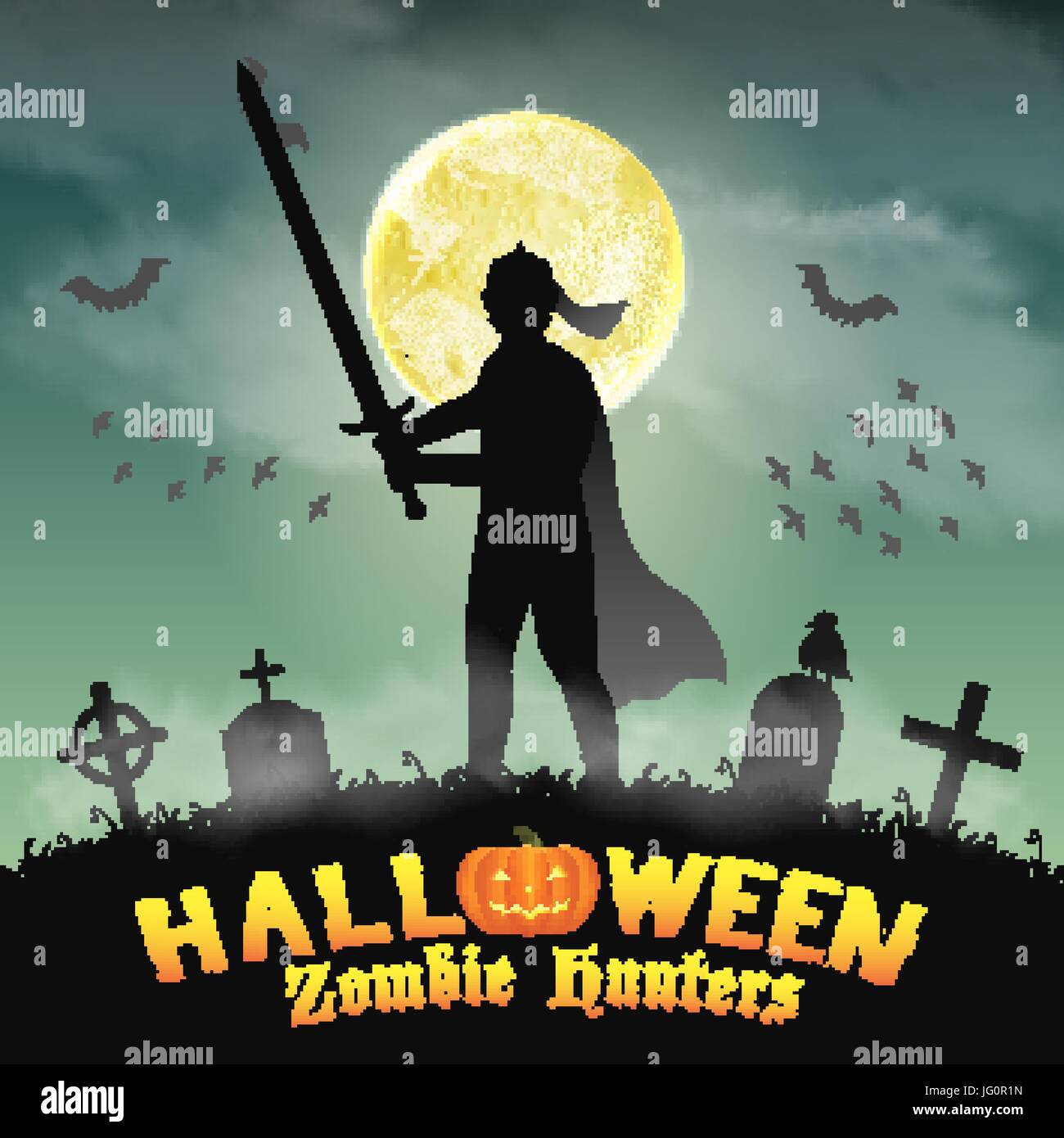 Graveyard buildings Stock Vector Images - Alamy