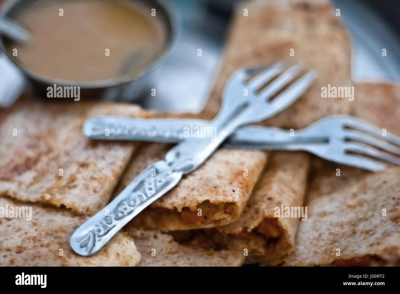 Plain dosa hi-res stock photography and images - Alamy