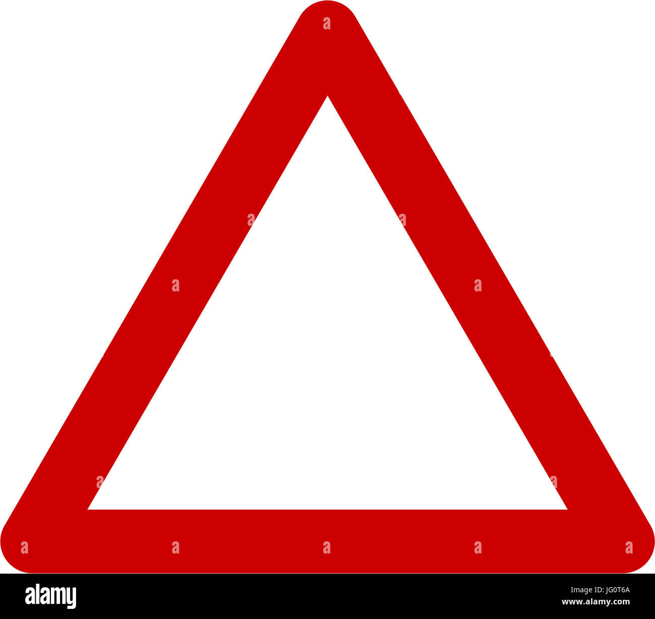 Generic warning sign Stock Photo - Alamy