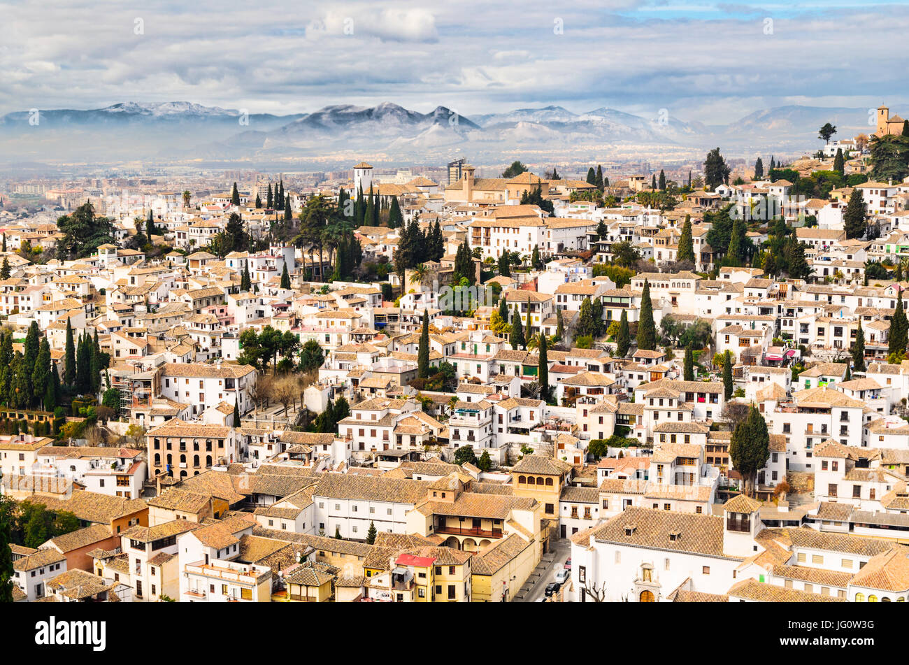 Granada panorama hi-res stock photography and images - Alamy