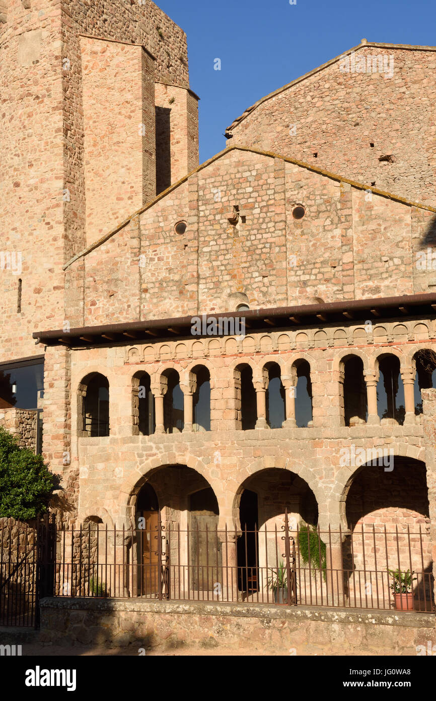 Romanesque monastery of La Porta Ferrada in Sant Feliu de Guixols ...