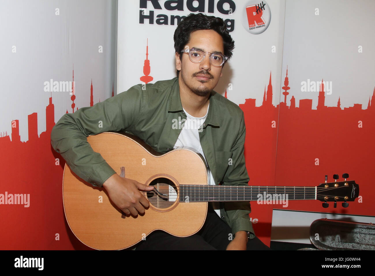 Singer and Songwriter Luke Sital-Singh at Radio Hamburg. Featuring ...