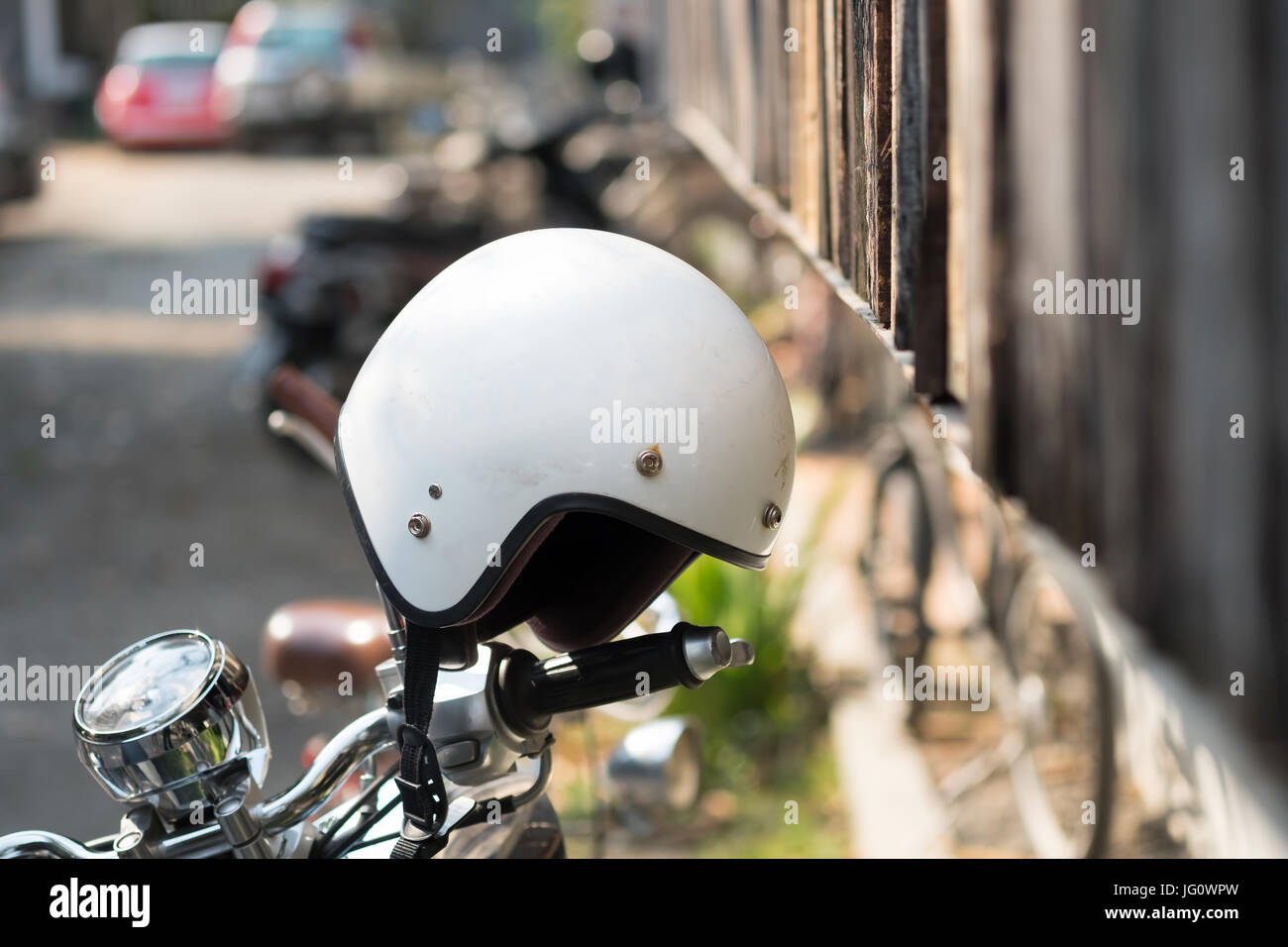 Motorbike helmet hi-res stock photography and images - Alamy
