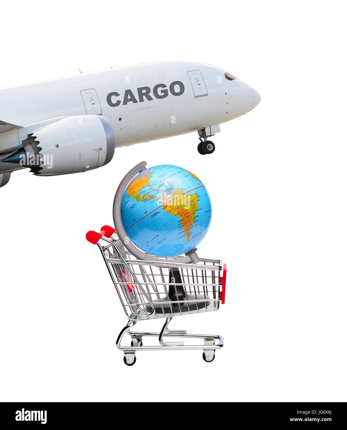 Global cargo connection concept Stock Photo - Alamy