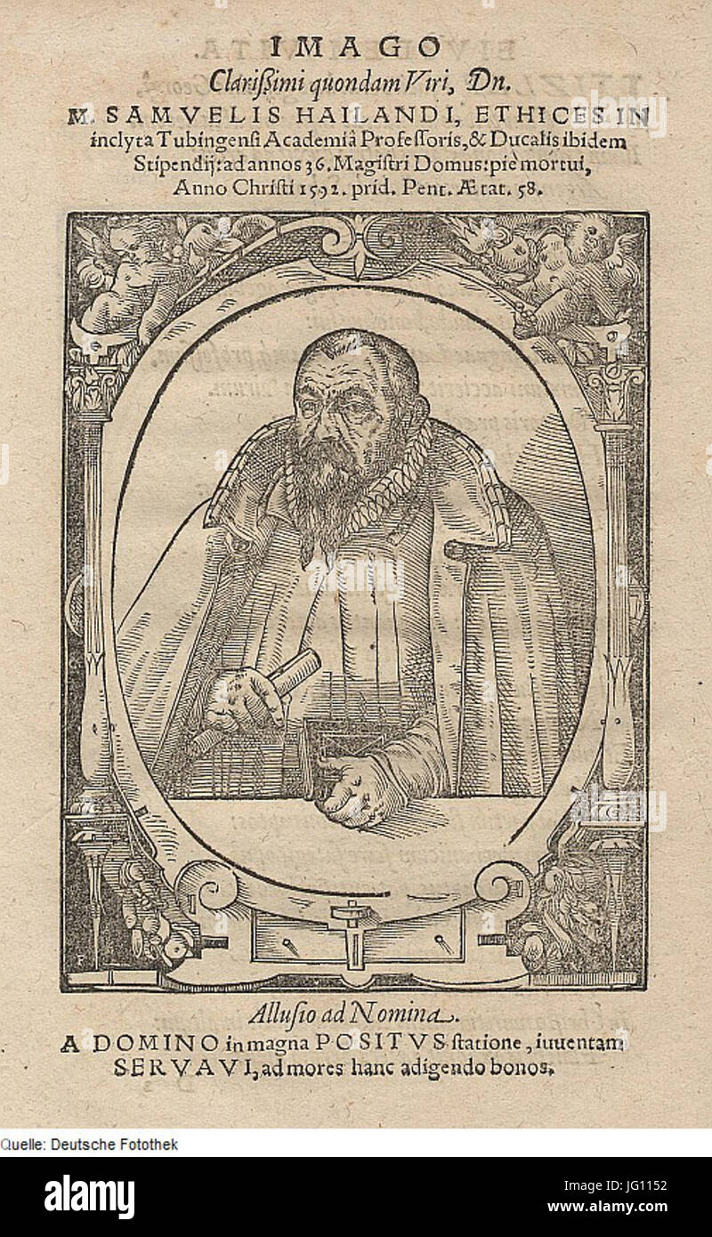 This portrait shows a professor specializing in ethics at a university ...