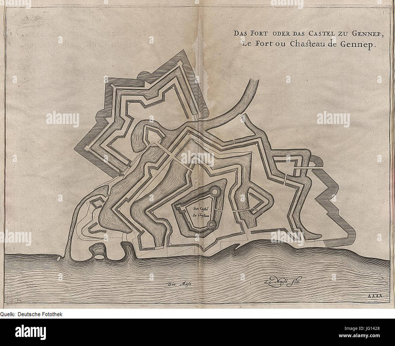 Fotothek df tg 0006910 Festungsbau 5E Fort Stock Photo - Alamy