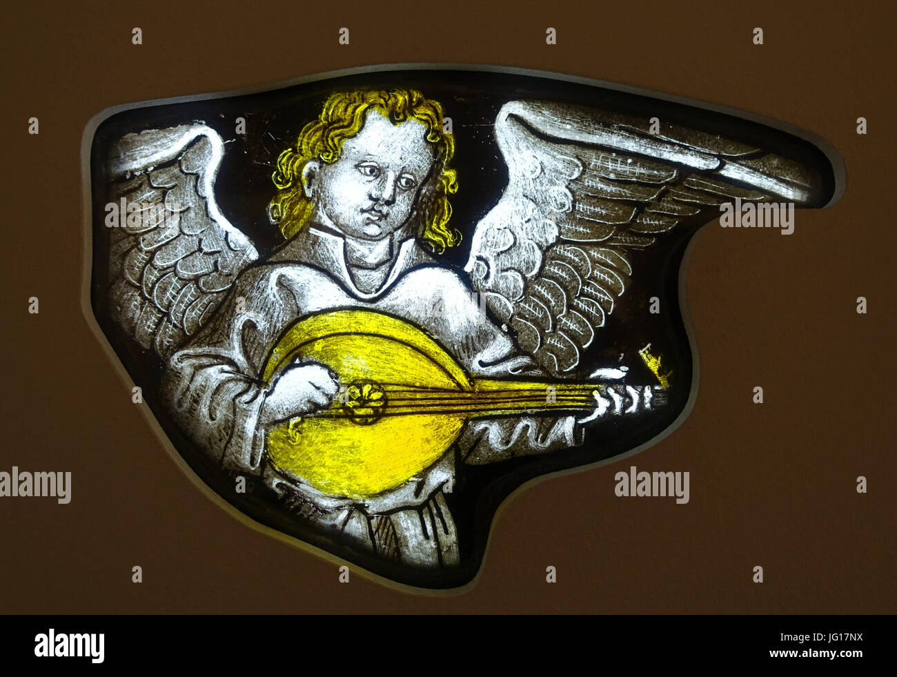 Angel playing the lute hi-res stock photography and images - Alamy