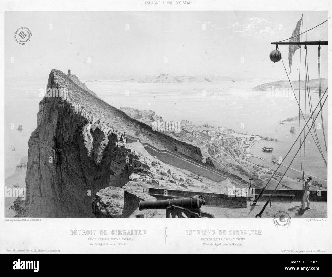 Détroit de Gibraltar Stock Photo - Alamy