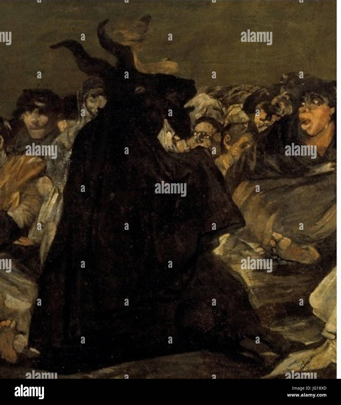 Francisco de Goya y Lucientes - Witches Sabbath 28The Great He-Goat29 ...