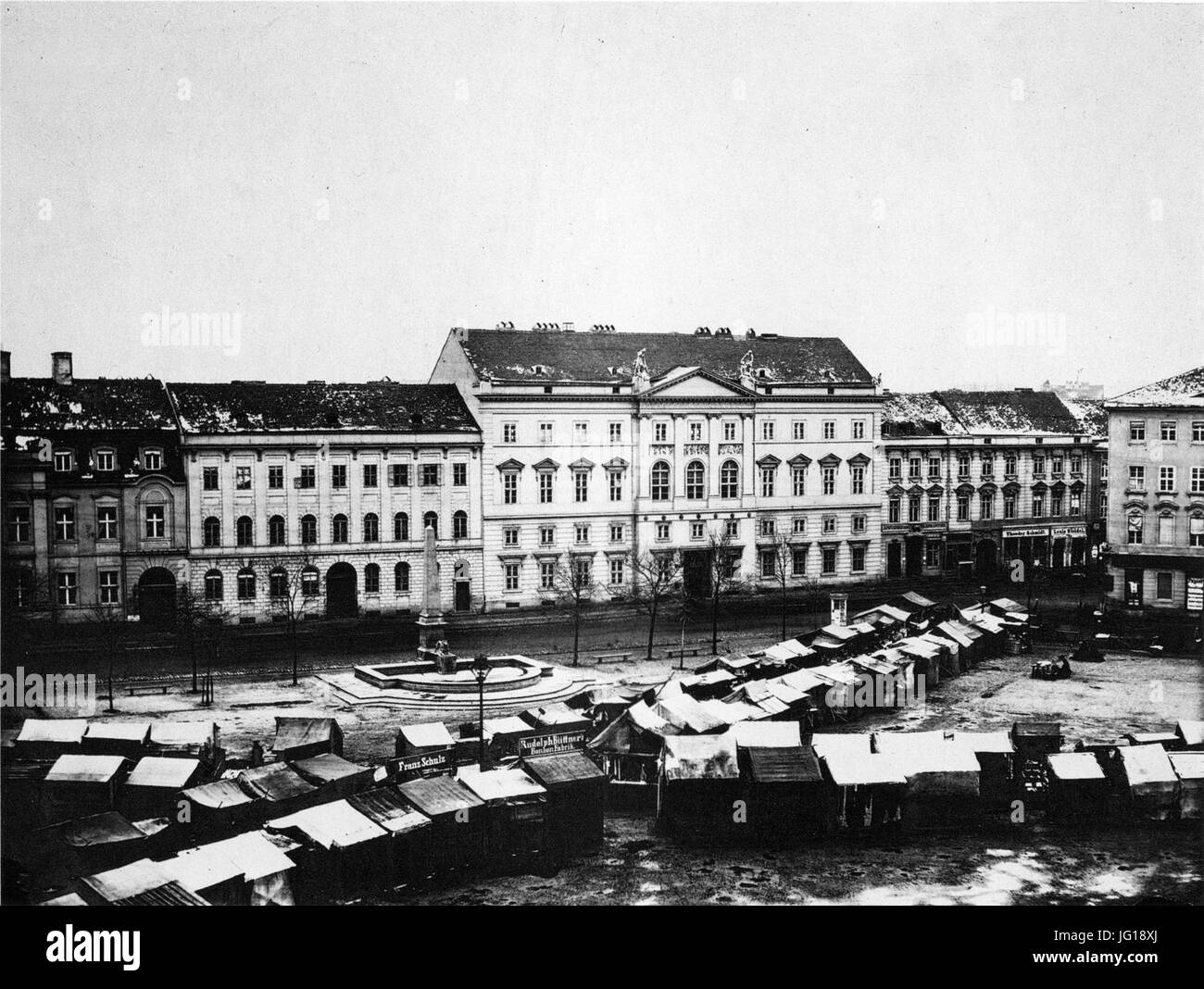 Dönhoffsplatz, Berlin 1880 Stock Photo - Alamy