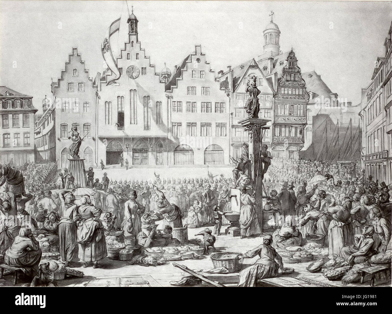 Romer frankfurt map hi-res stock photography and images - Alamy