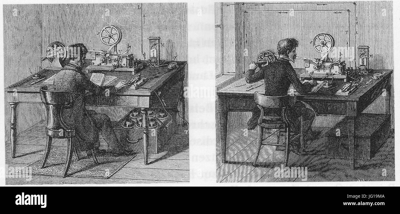 Morse code operators hi-res stock photography and images - Alamy