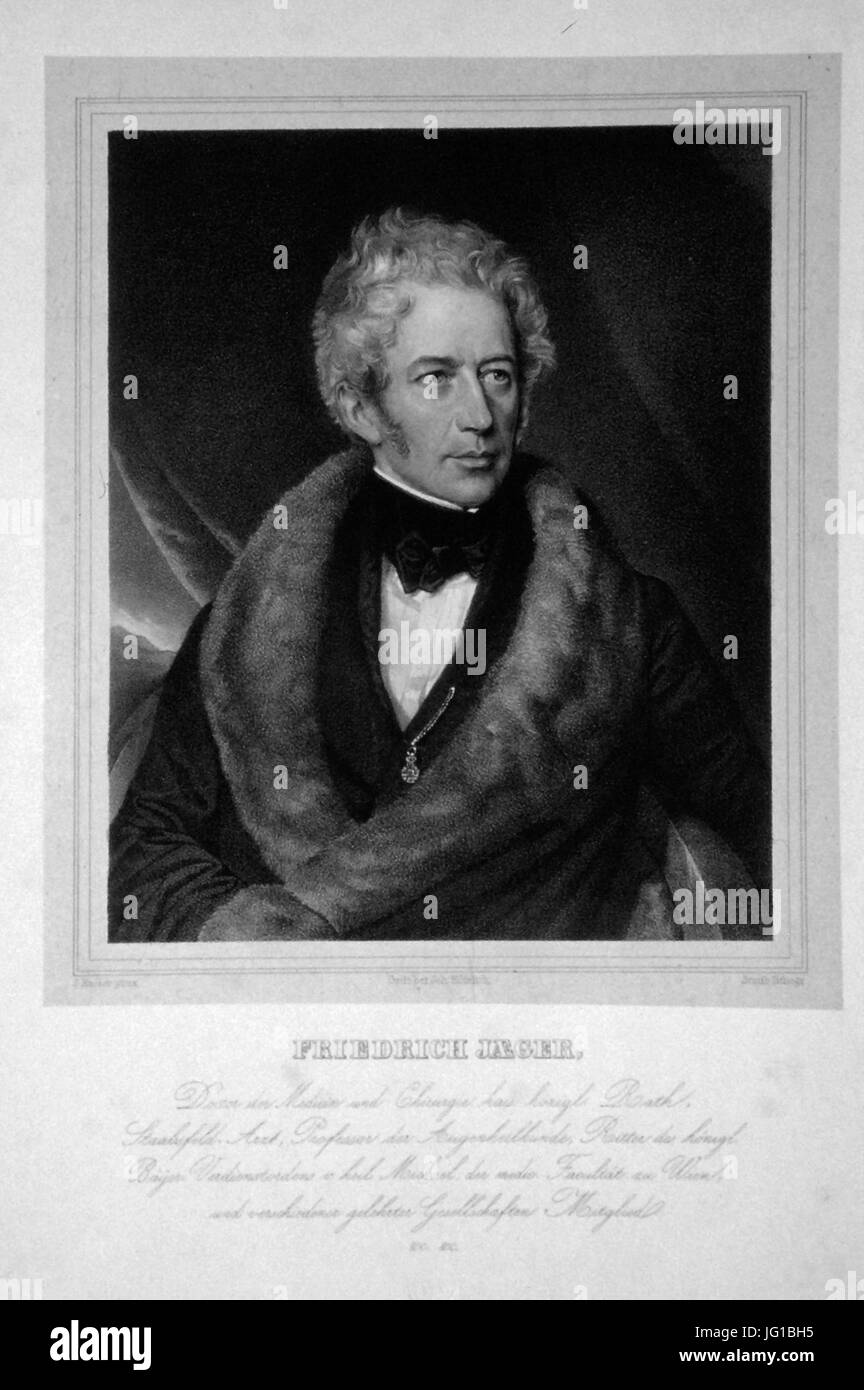 Friedrich Jäger Litho Stock Photo - Alamy