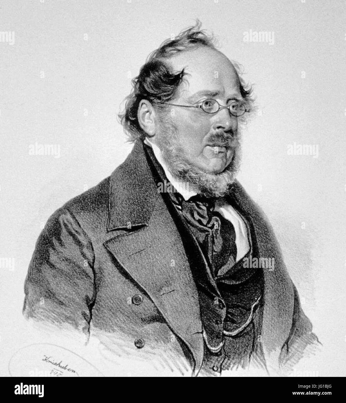 Friedrich List 1845 crop Stock Photo - Alamy
