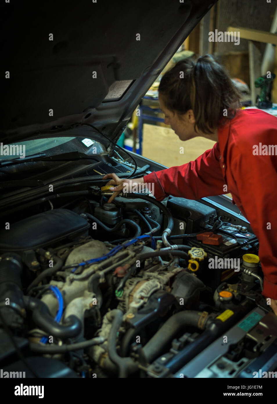 Checking brake fluid hi-res stock photography and images - Alamy