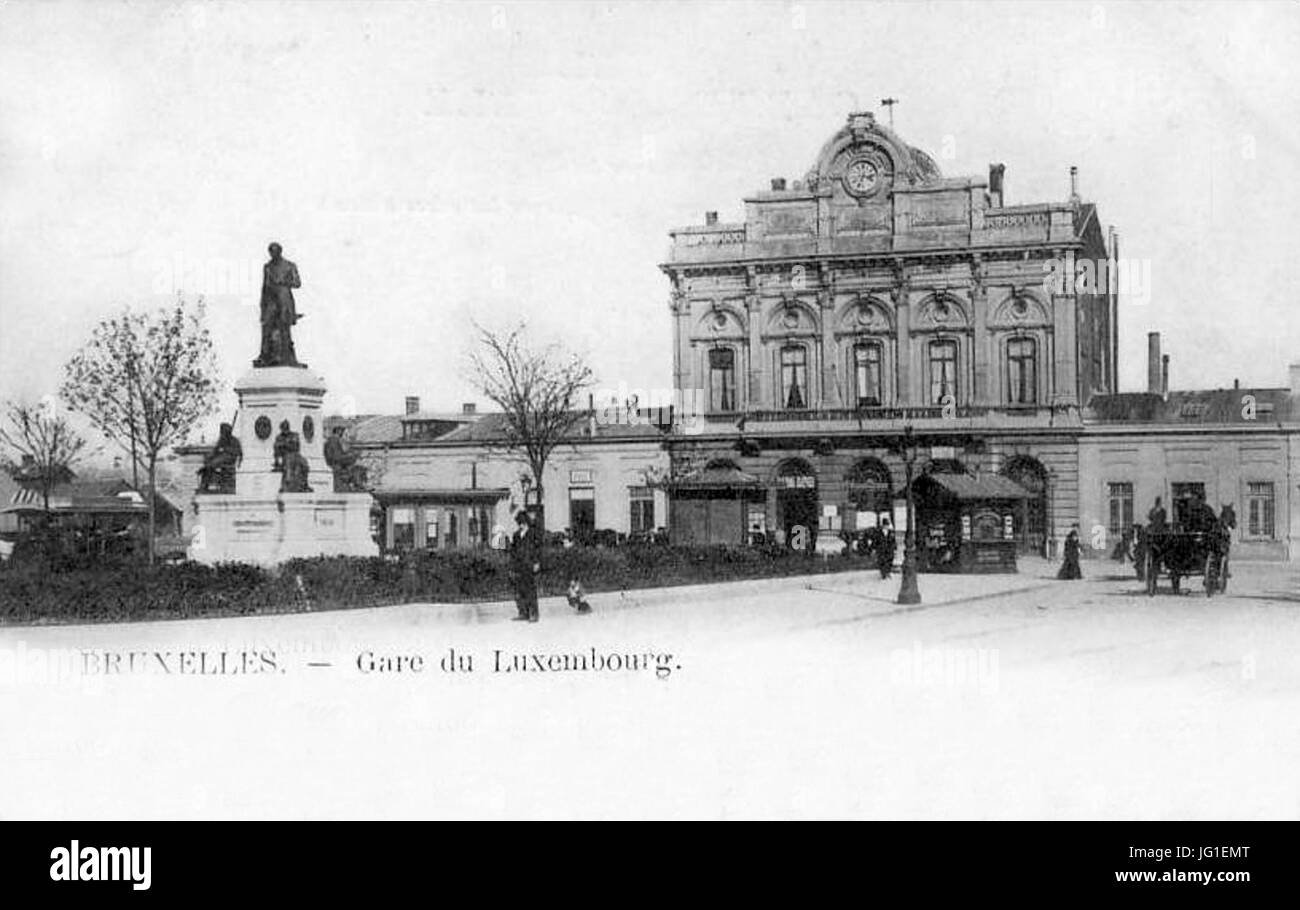 Luxembourg and belgium Black and White Stock Photos & Images - Alamy