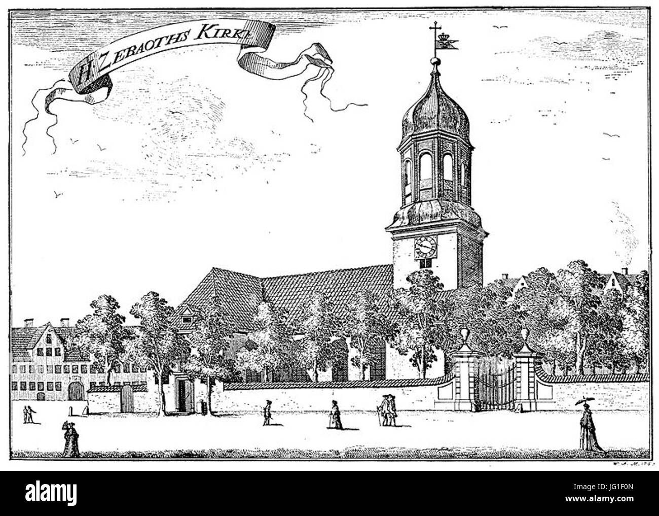 Garnisonskirke 28late 18th century29 Stock Photo - Alamy