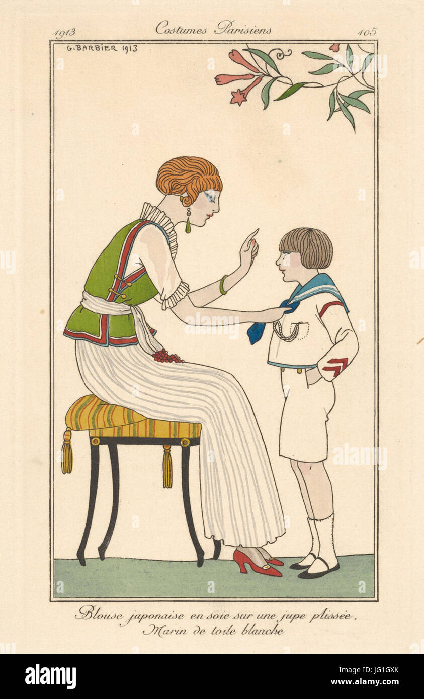 George barbier fashion hi-res stock photography and images - Alamy