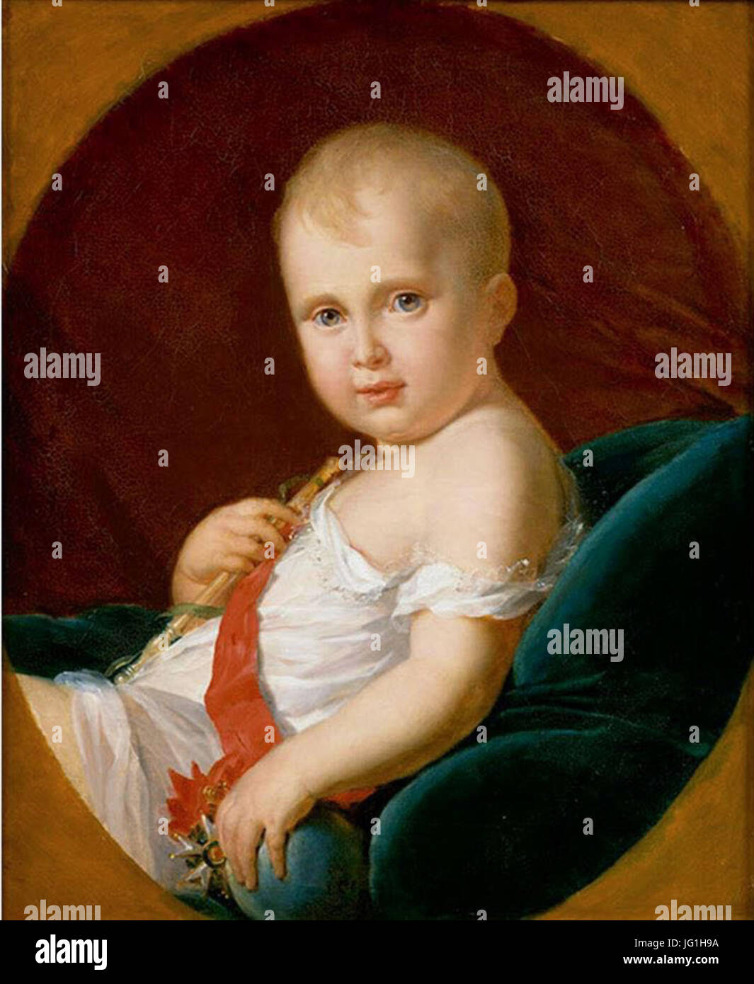 Gerard - Napoléon II Roi de Rome Stock Photo - Alamy