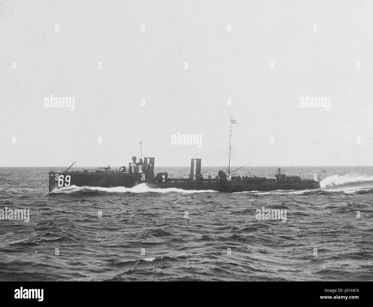 German large torpedoboat SMS S169 underway before the First World War ...
