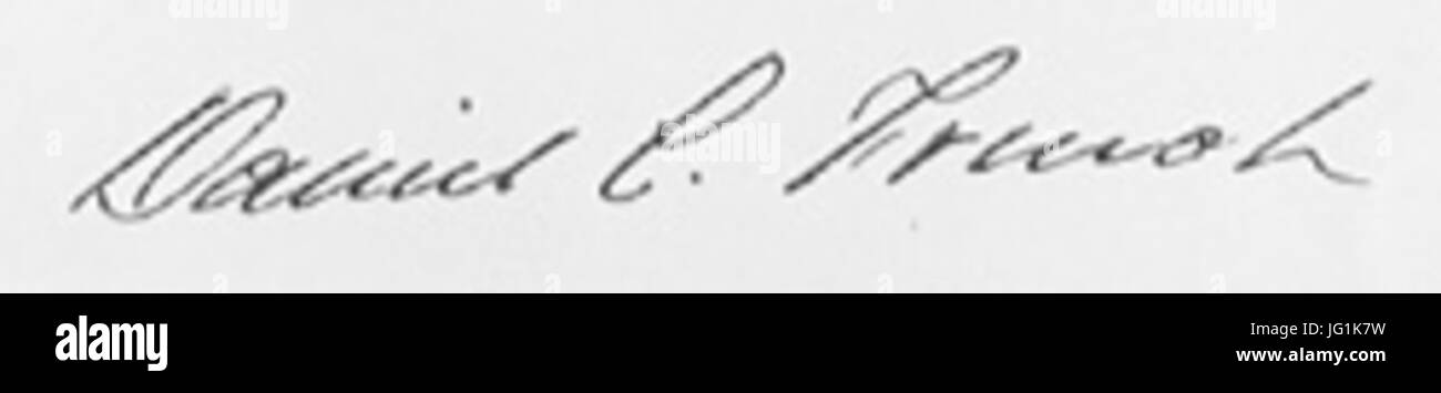 Daniel Chester French 28signature29 Stock Photo - Alamy