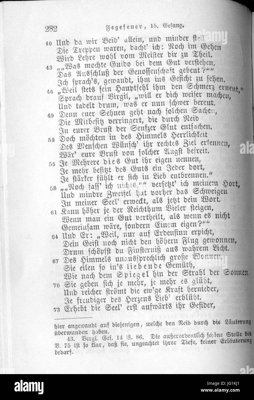 Dante - Komödie - Streckfuß - 282 Stock Photo - Alamy