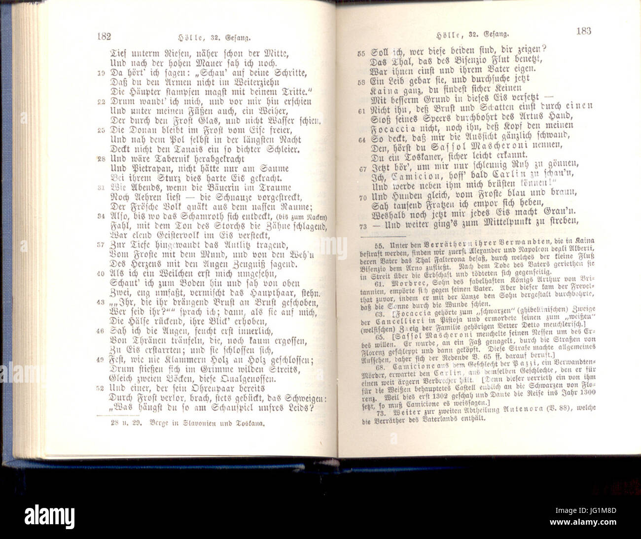 Dante - Komödie - Streckfuß 182183 Stock Photo - Alamy